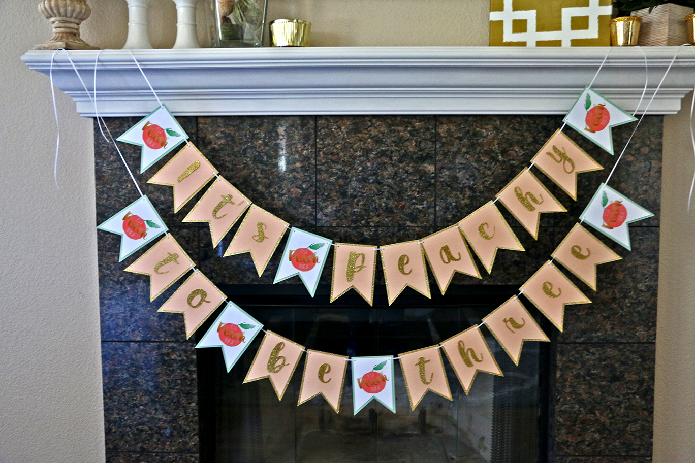 Peach Party Decorations and Ideas - A Touch of LA