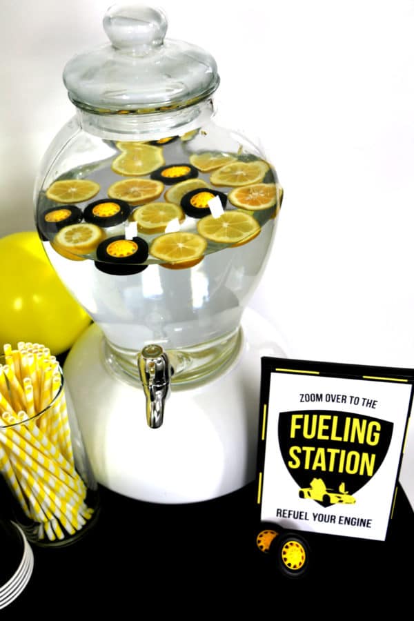 Yellow Luxury Car Party Supplies and Ideas - A Touch of LA