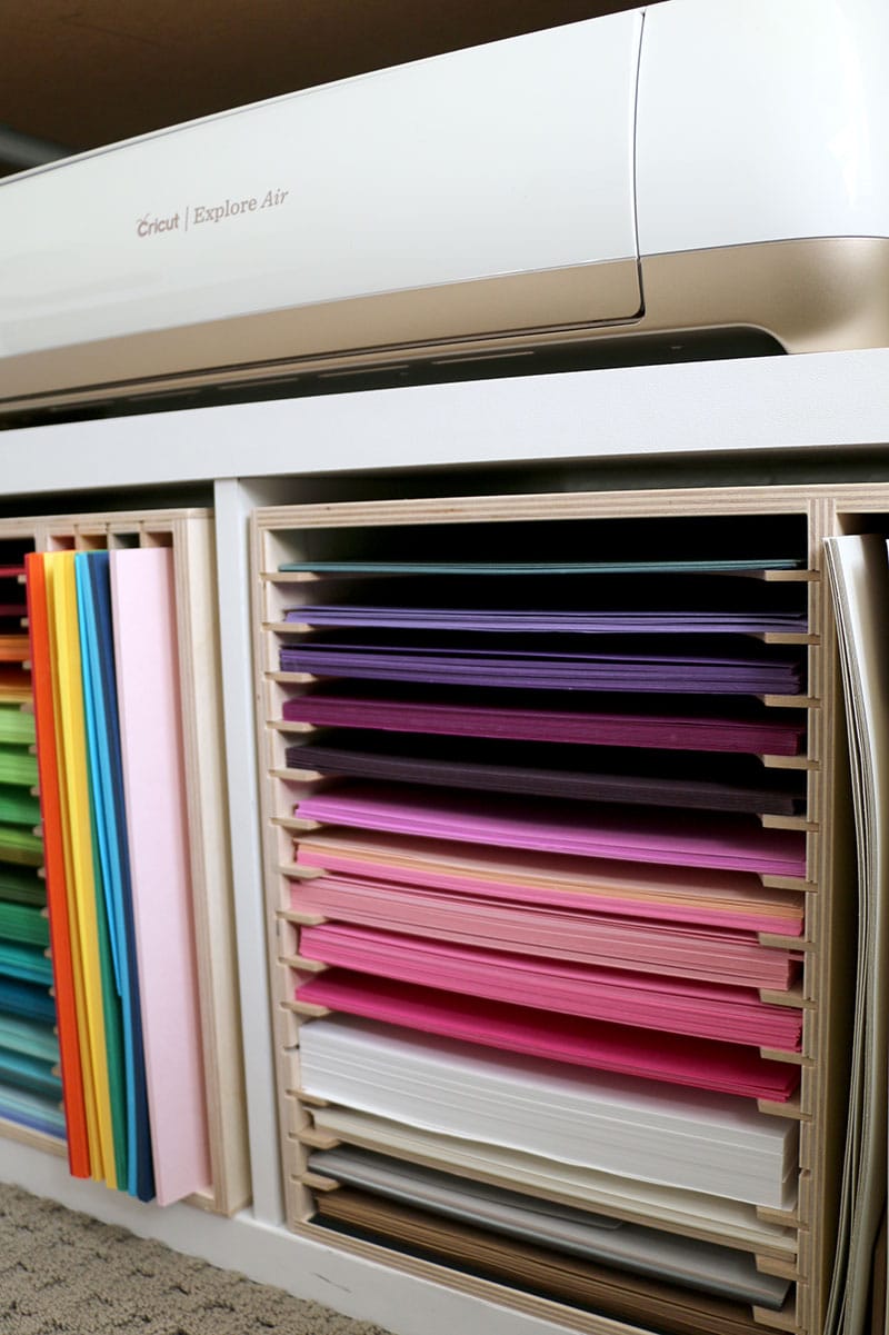 The Best Cricut Paper Organizer for Cardstock - A Touch of LA