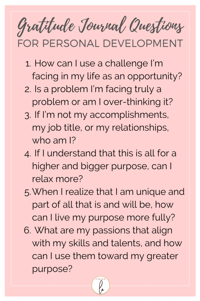 How To Use A Gratitude Journal For Personal Development The