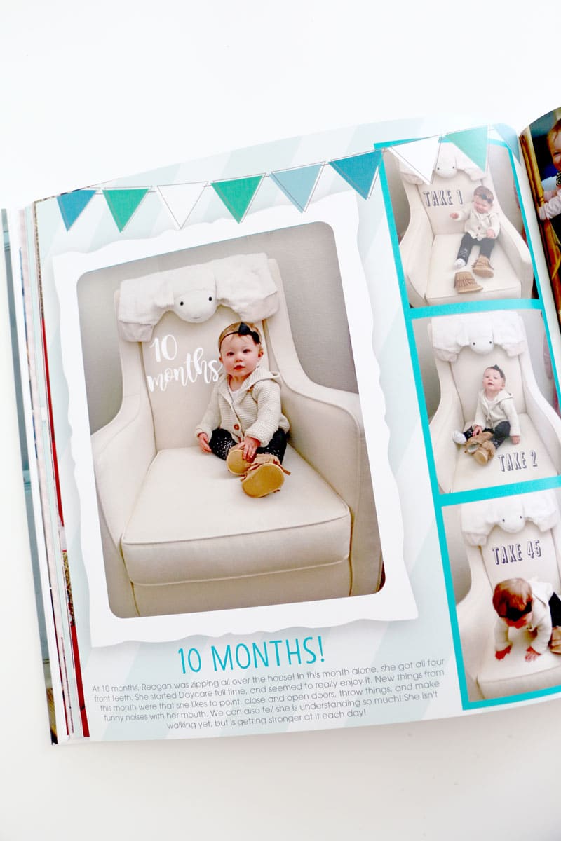 Make Your Own Baby Book Online: 1st Year Photobook - A Touch of LA